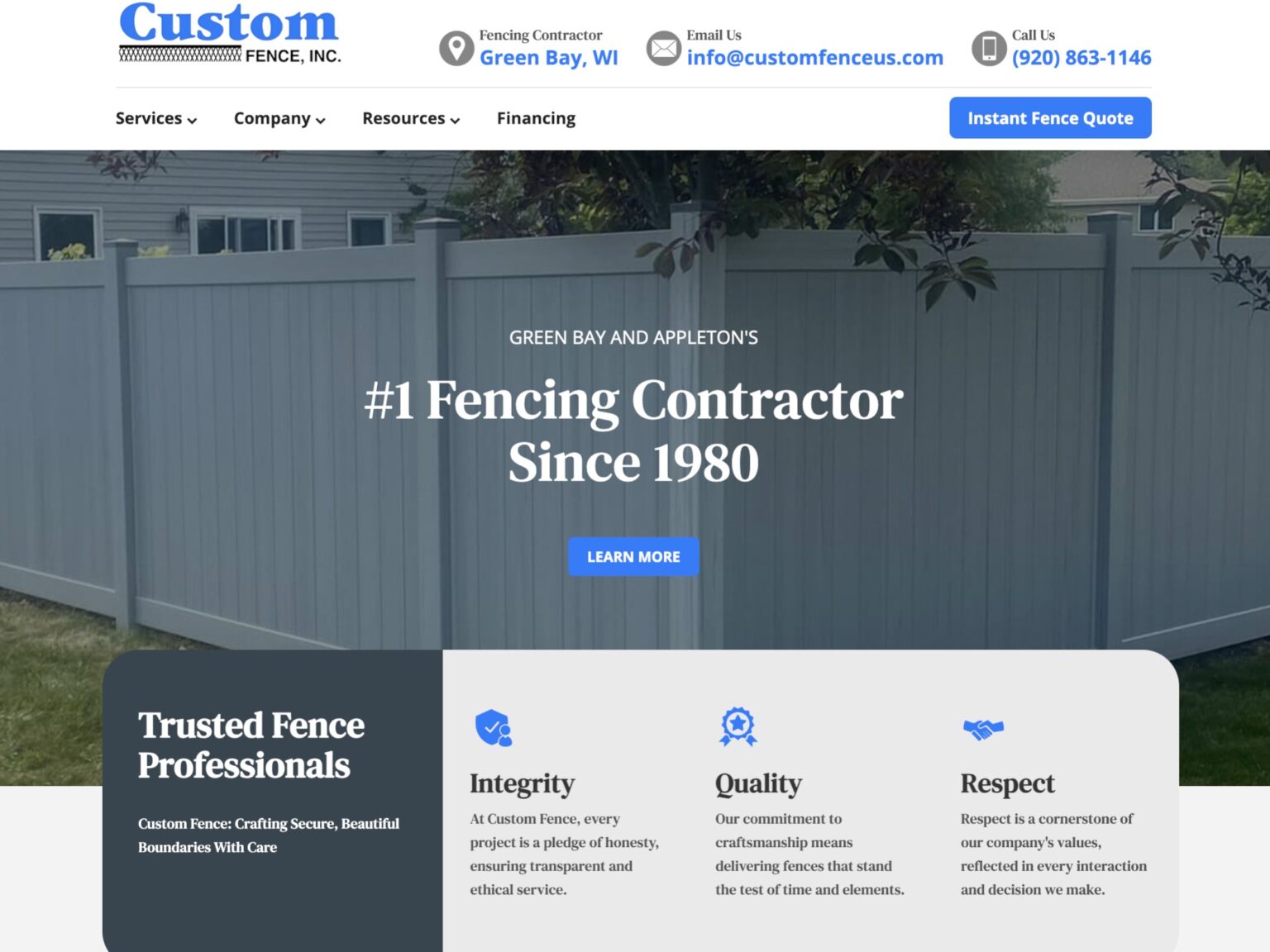 Blog - Custom Fence